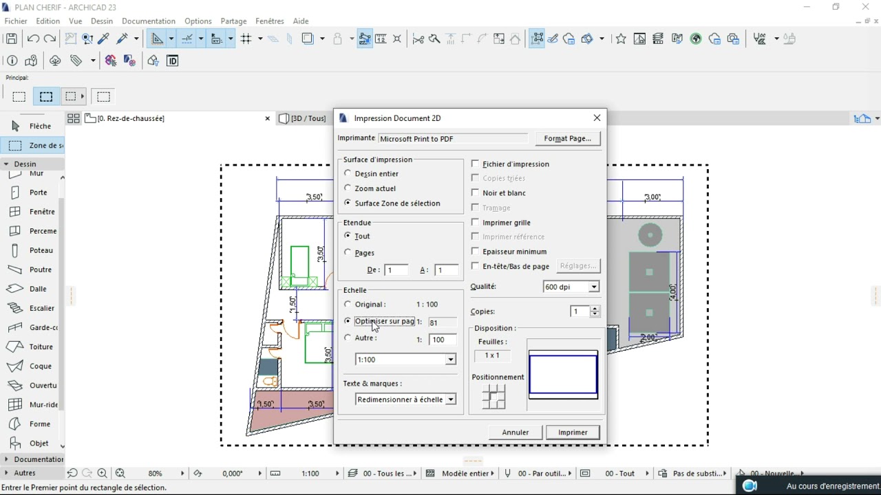 CONVERSION ArchiCad VERS PDF - YouTube
