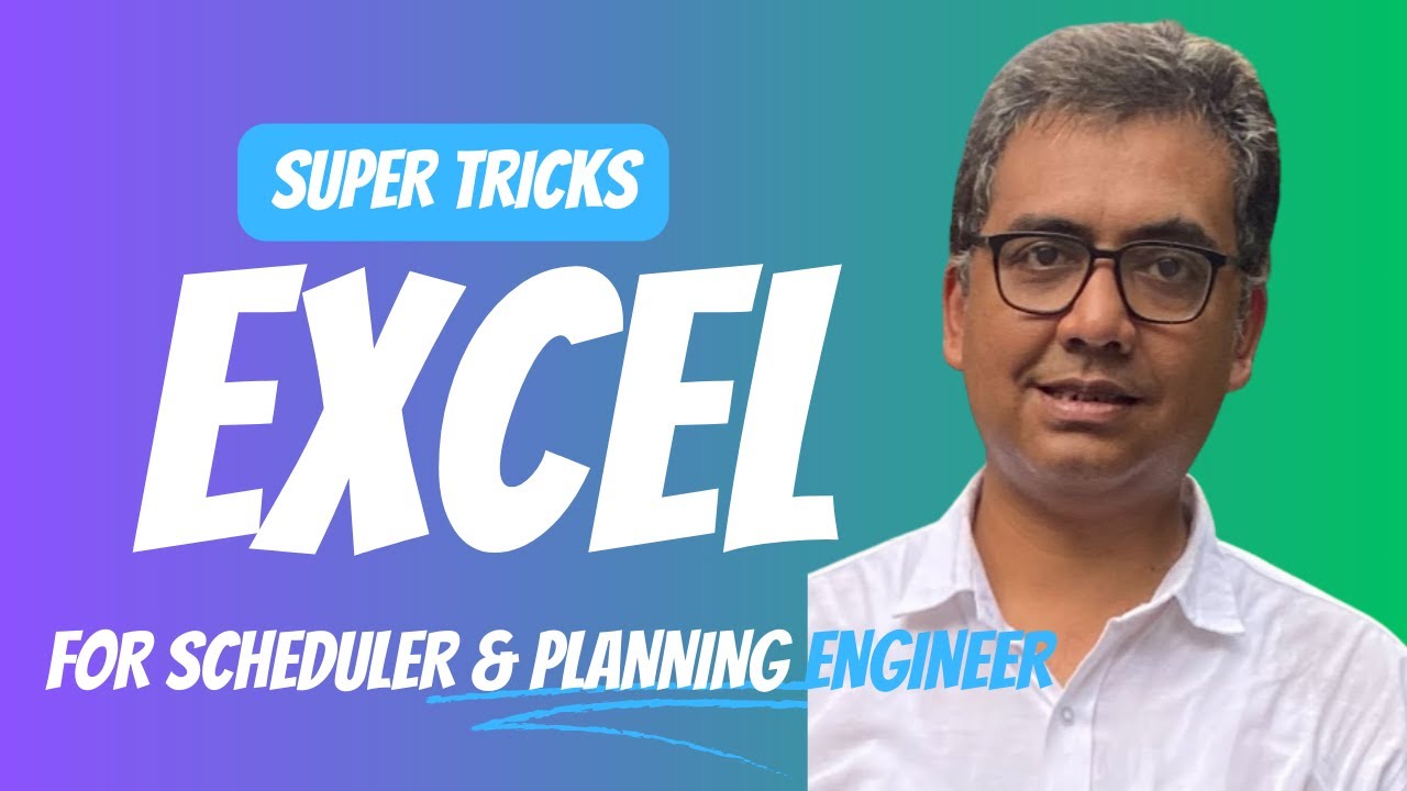 SCHEDULER & PLANNING ENGINEER TRICKS | মাইক্রোসফট এক্সেল টিউটোরিয়াল # ...