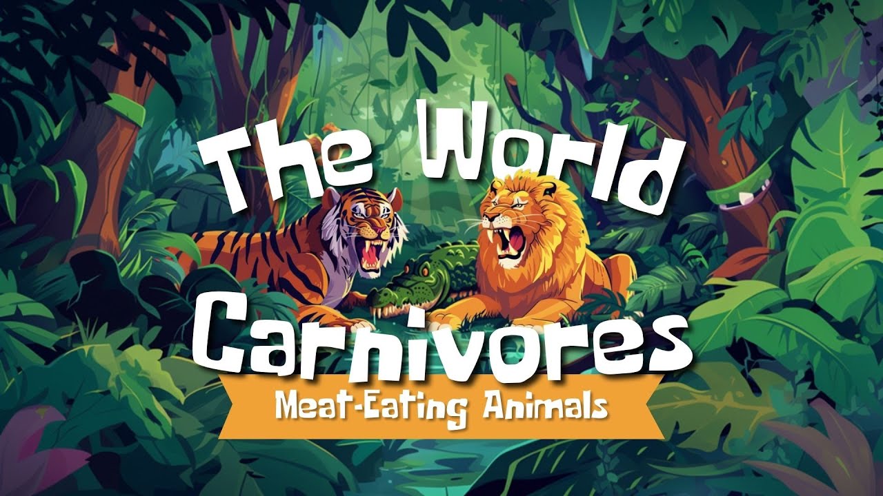 The World of Carnivores Meat Eating Animals Kidventure Zone Video - YouTube