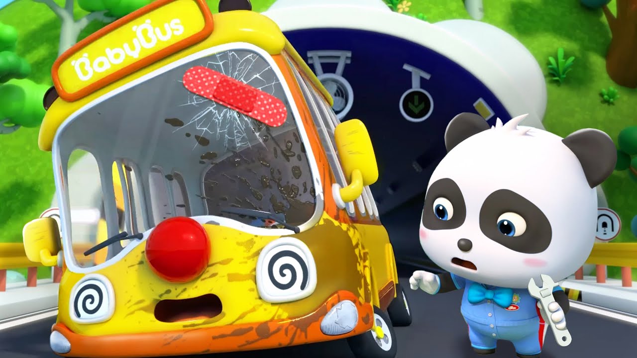 Monster Bus Checkup Song | Wheels on the Bus | Monster Truck | Car ...