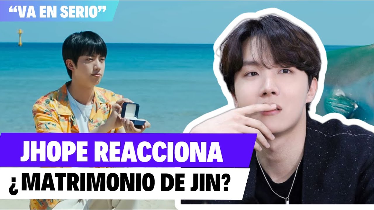 QUE DIJO JHOPE AL VER EL VIDEO DE JIN #bts #jhope #jin - YouTube