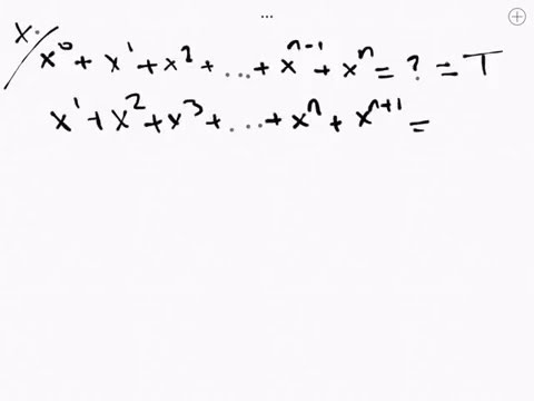 Formül İspatı: [1-x^(n+1)]/(1-x)