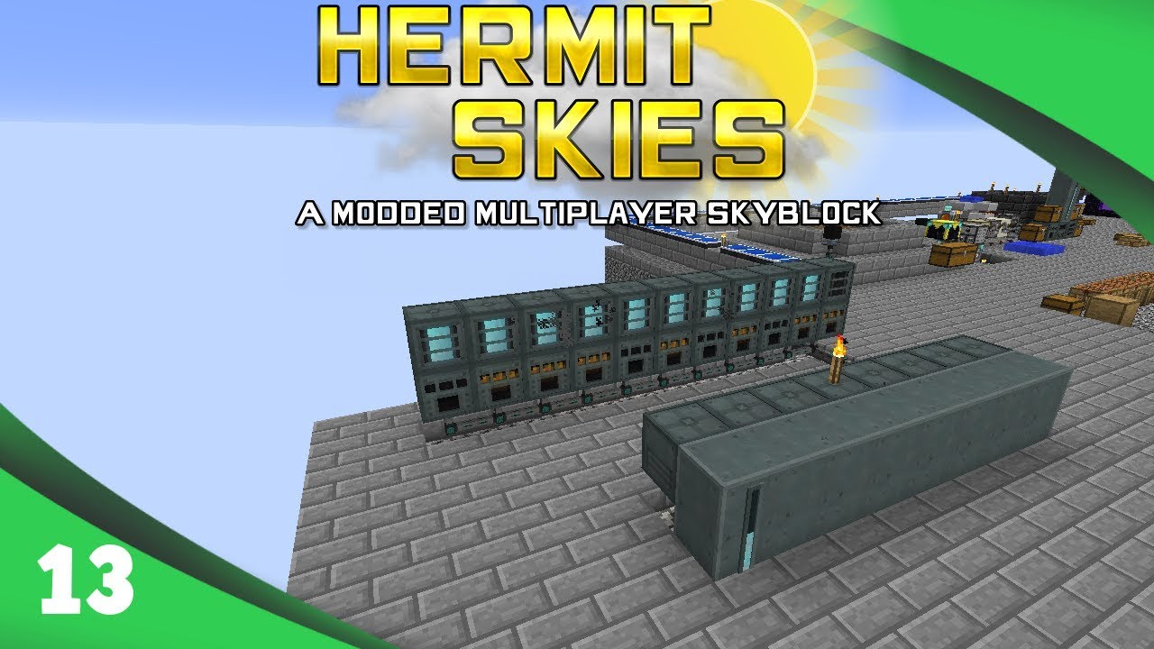 Auto Smelting & More Power - Hermitcraft Hermit Skies Ep13 - YouTube