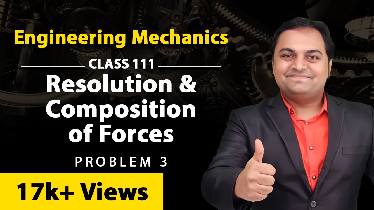 Resolution and Composition of Forces - Problem 3 - Engineering ...
