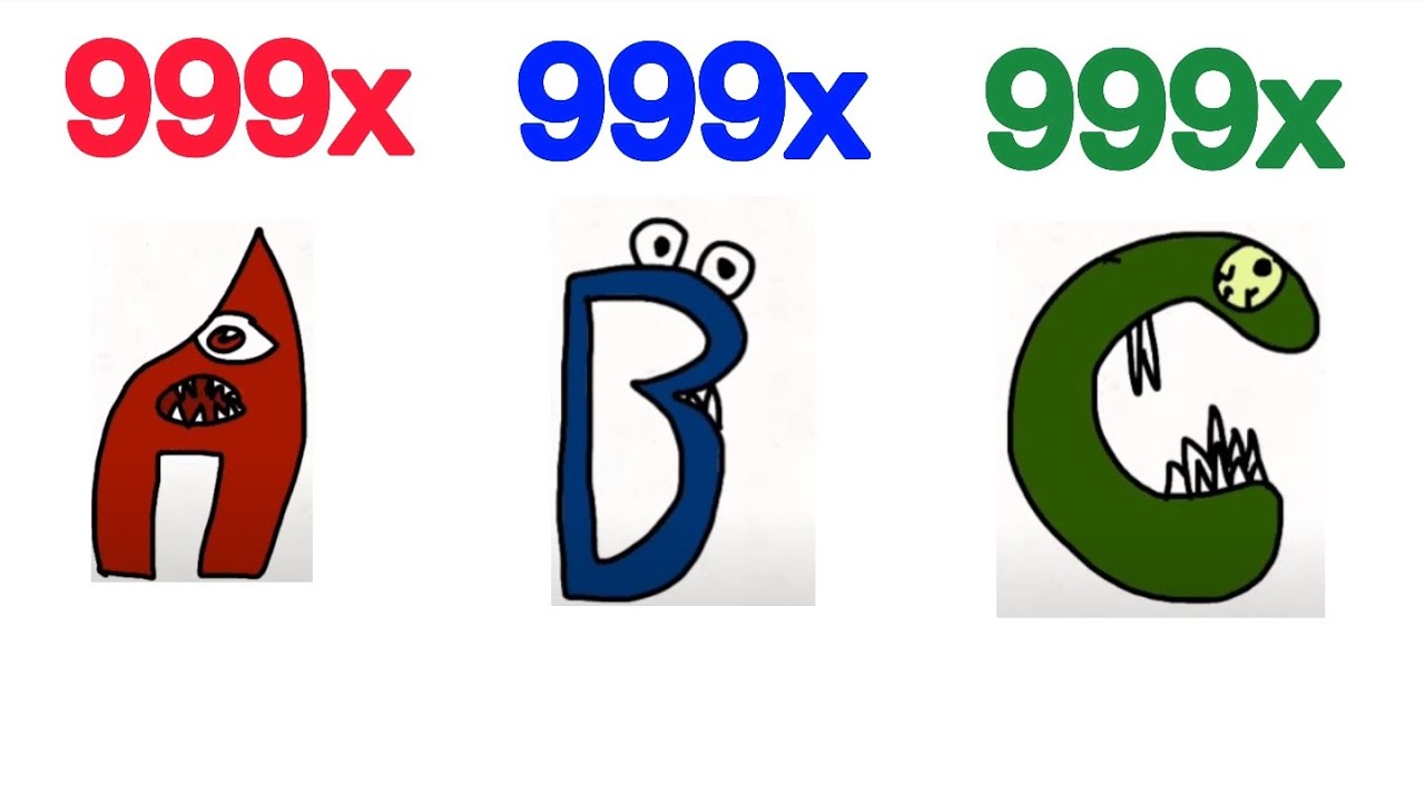 If ABC lore was in alphabet lore A-H (999x) - YouTube