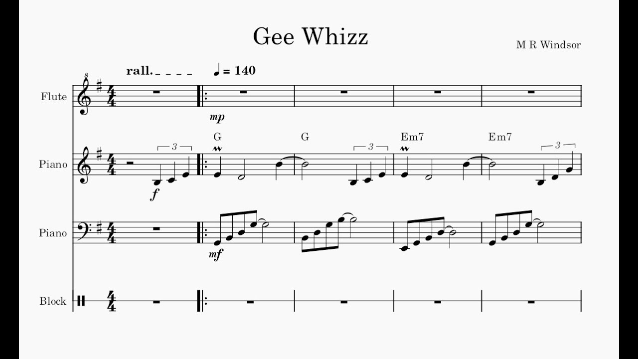 Gee Whizz - YouTube