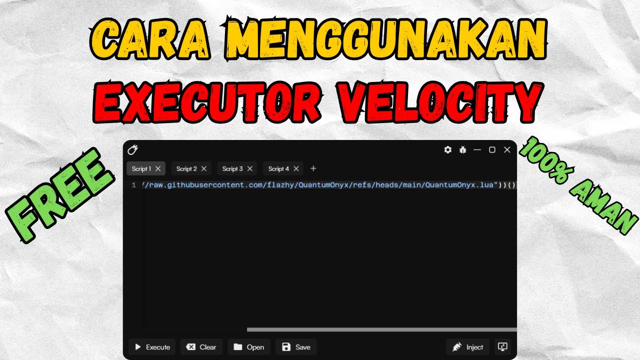 Cara Instal & Menggunakan Executor Velocity Roblox GRATIS - YouTube