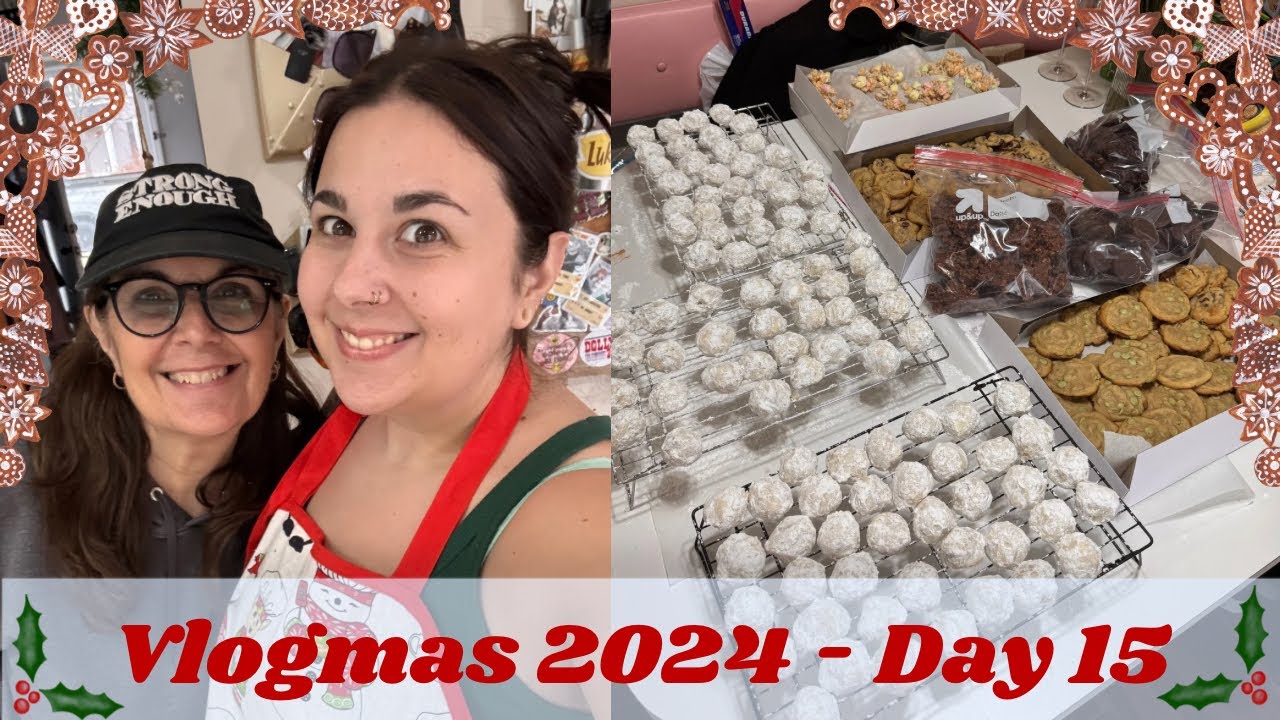 VLOGMAS 2024 - DAY 15 - COOKIE DAY WITH MOM & KITCHEN ISSUES! - YouTube