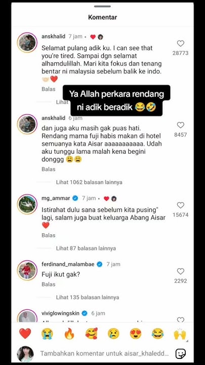 Anas Khalid Gak Terima Rendang Mama Fuji Dihabisin Aisar Khaledd #aisarkhaledd #fuji #fujian # ...