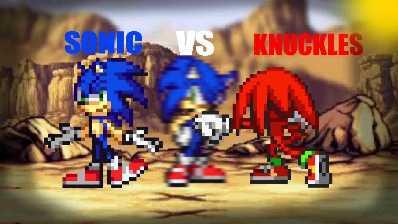 Sonic VS Knuckles in Rivals of Aether! (Rivals of Aether Mod) - YouTube