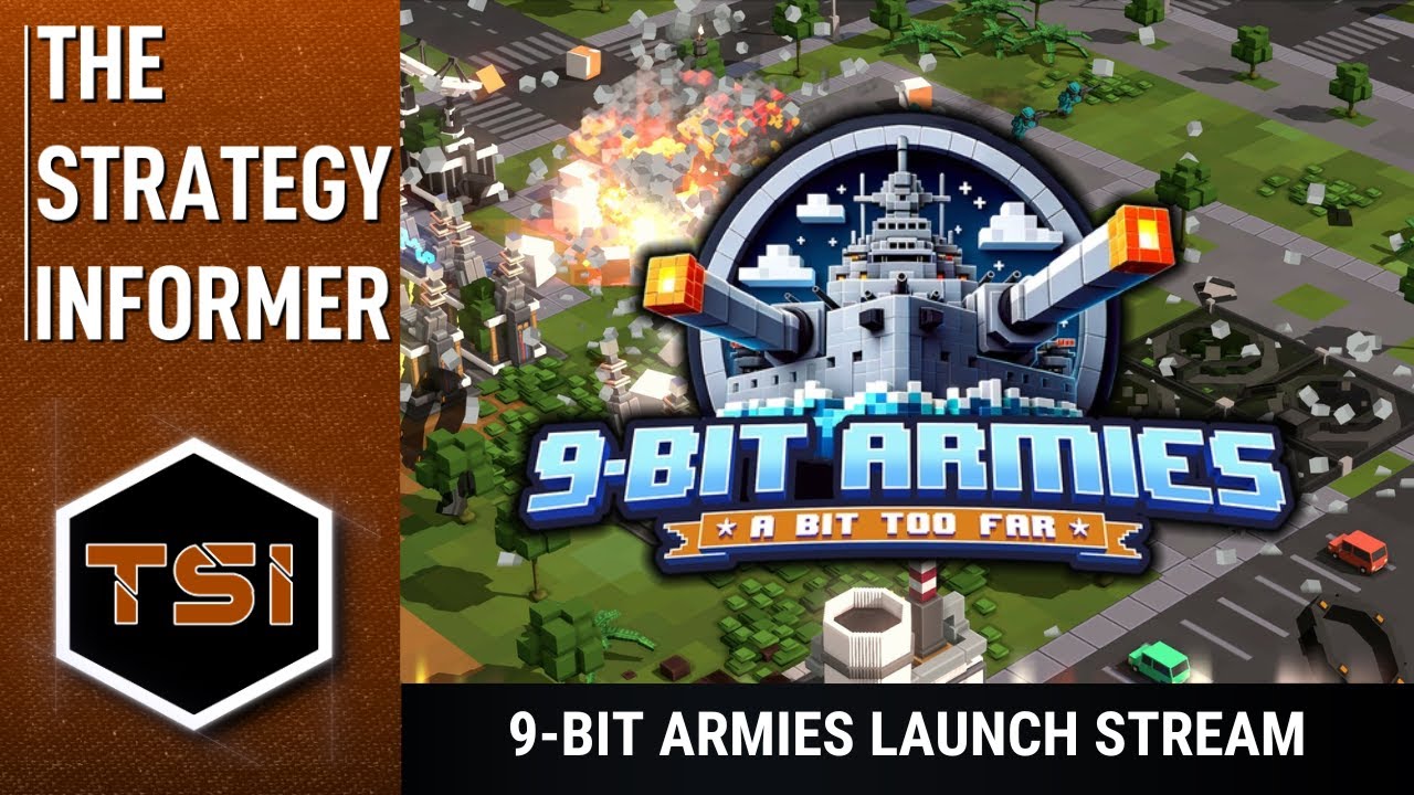 🔴9-Bit Armies - A Bit Too Far Launch Day Stream! - YouTube