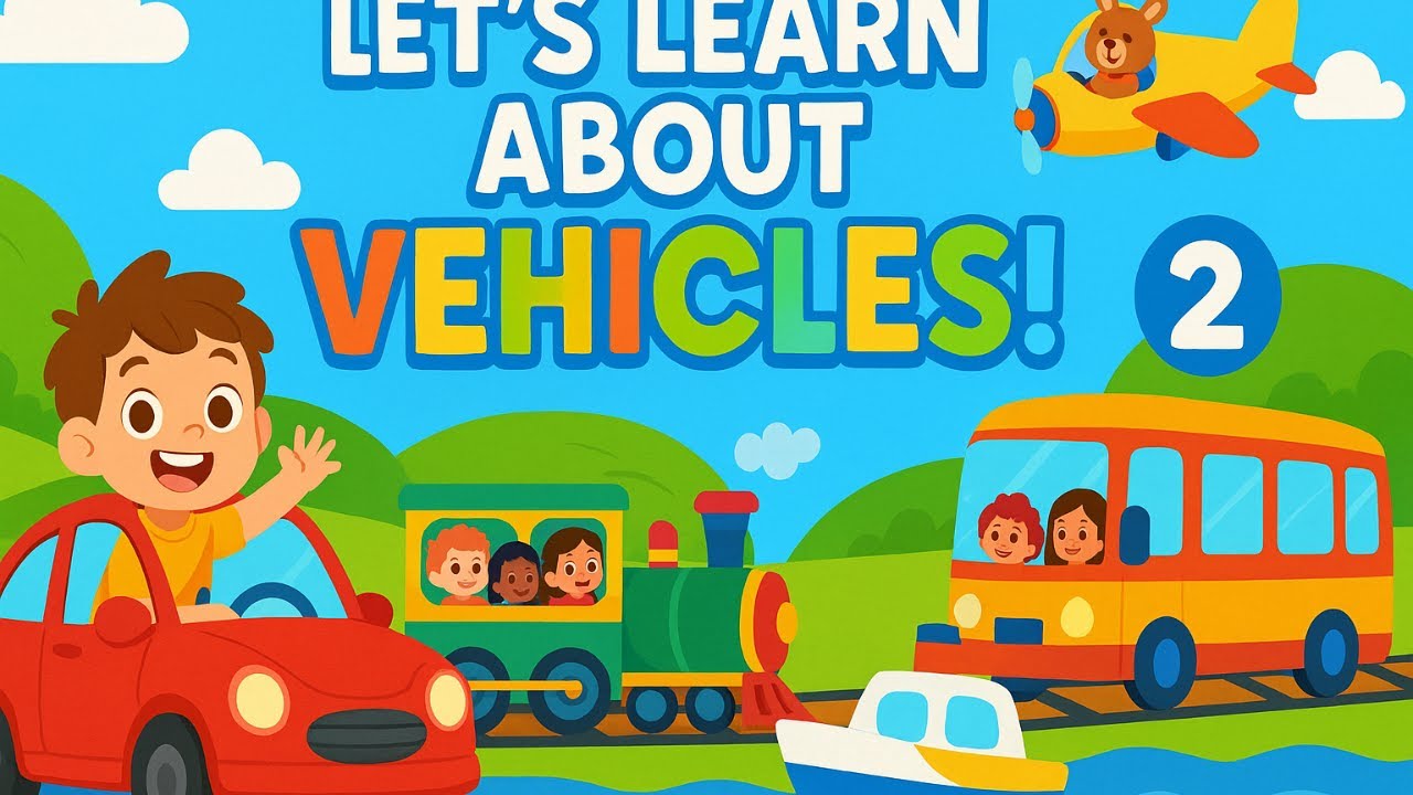 "Let's Learn About Transportation! 🚗 ️🚲 | Vehicles for Kids" - YouTube