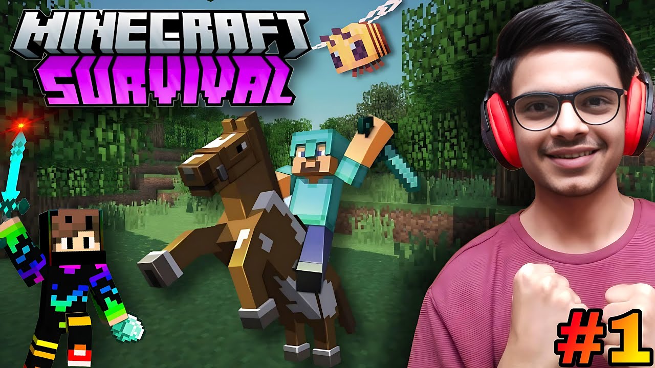 My First Day In Minecraft ll Minecraft Gameplay #1 - YouTube