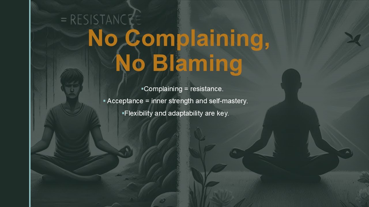 No Complaining, No Blaming challenge (Half-month call) - YouTube