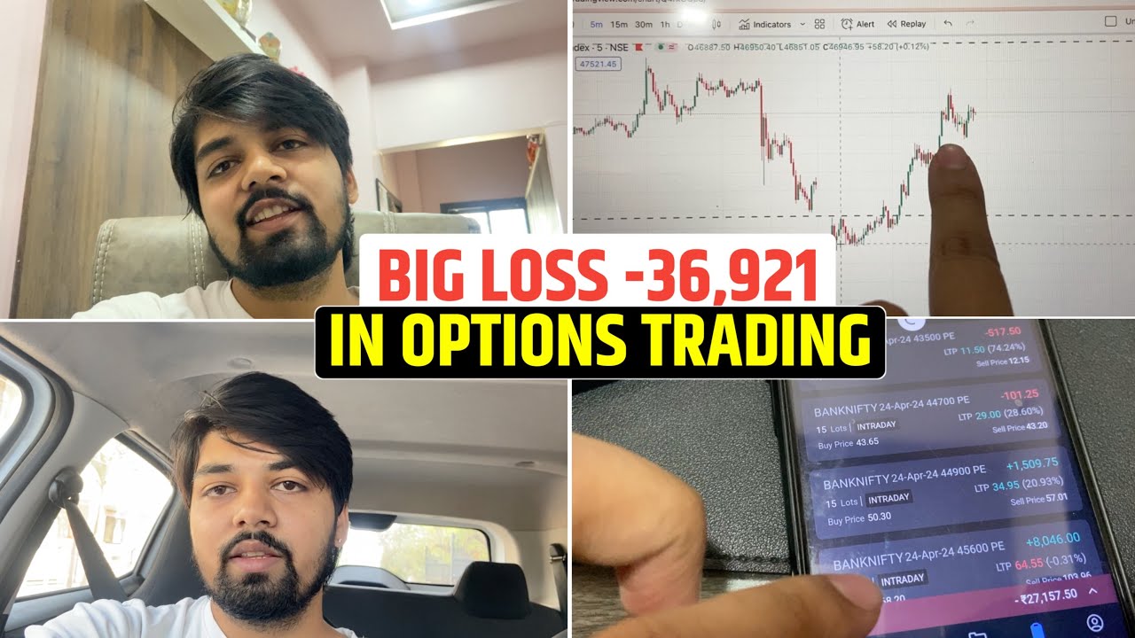 Big Loss -36,921 Rs. In Options Trading | Trade With Guru - YouTube