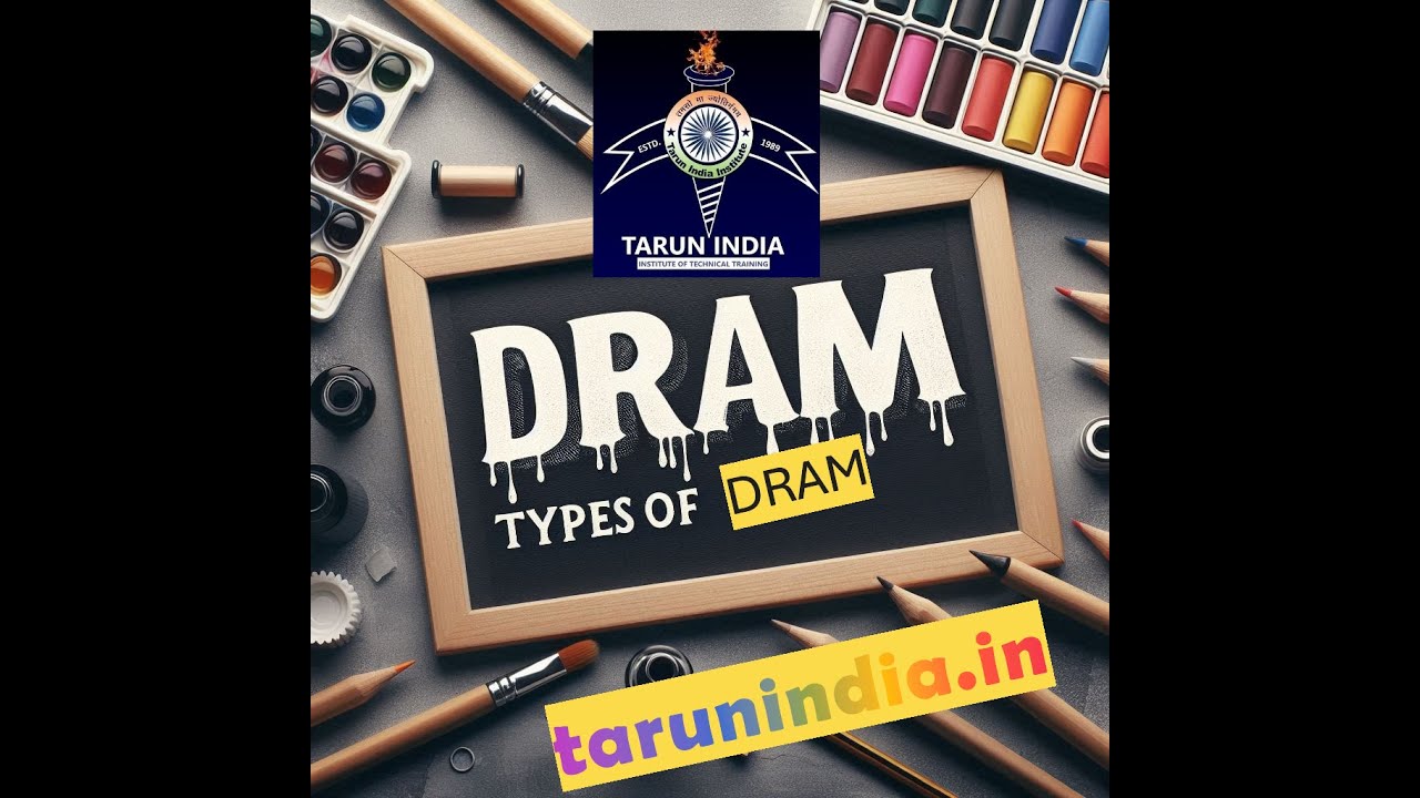 Types of DRAM | ADRAM & SDRAM | What is DDR | Tarun India Institute # ...