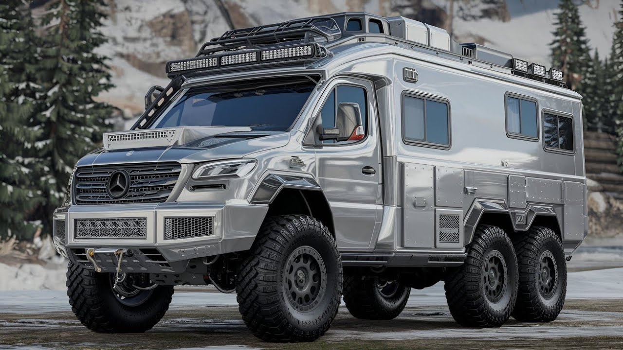 Explore the New 2025 Mercedes Sprinter Camper Van - YouTube