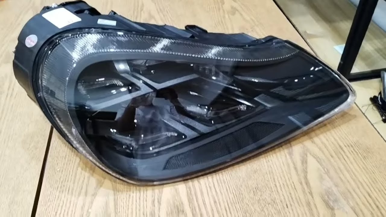 Upgrade to Matrix style LED headlight headlamp assembly for Porsche Cayenne 957 2007-2010 - YouTube