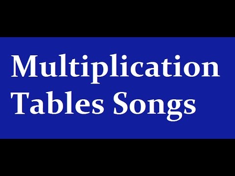 Multiplication Tables Songs - YouTube