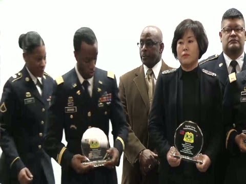 AFN Pacific - 8th Army Logistics Units Receive Awards - YouTube
