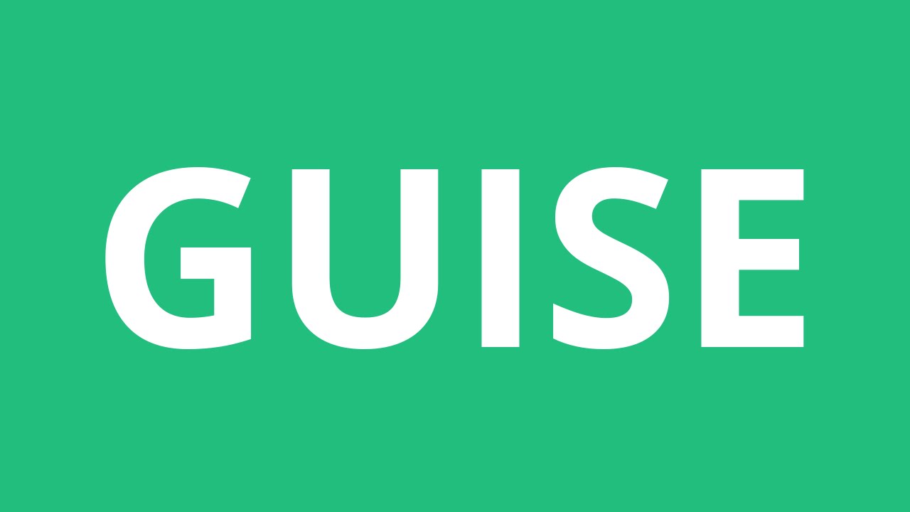 How To Pronounce Guise - Pronunciation Academy - YouTube