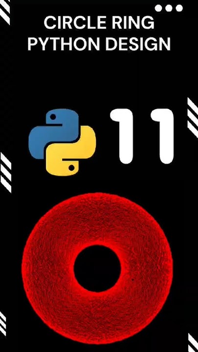 Simple Circle Design using Python || status || coding #python #shorts #shortvideo #youtubeshorts ...