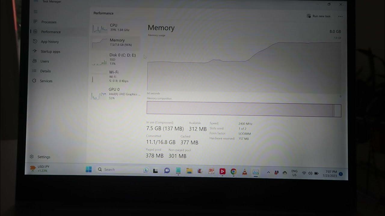 How to check used ram in laptop How much Ram slot available etc. - YouTube