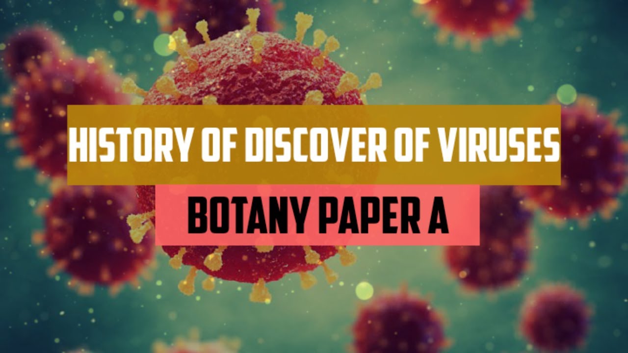 History of Discovery of Viruses | Paper A | #GreenLearningwithHIRA ...
