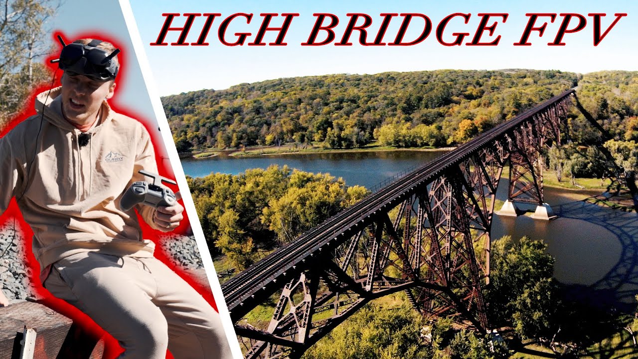 MINNESOTA TRAIN BRIDGE FPV | DJI FPV - YouTube