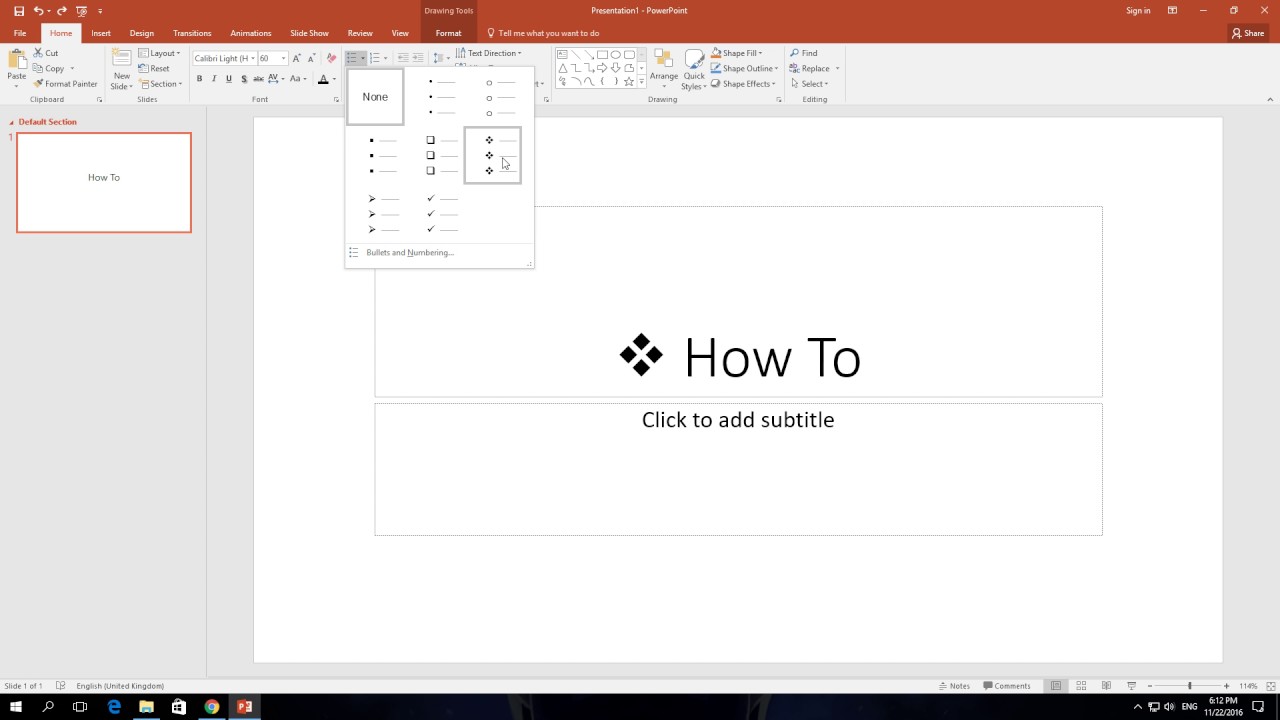 How To Make Bullet Points In PowerPoint 365 YouTube how-to-make-bullet-points-in-powerpoint-365-youtube