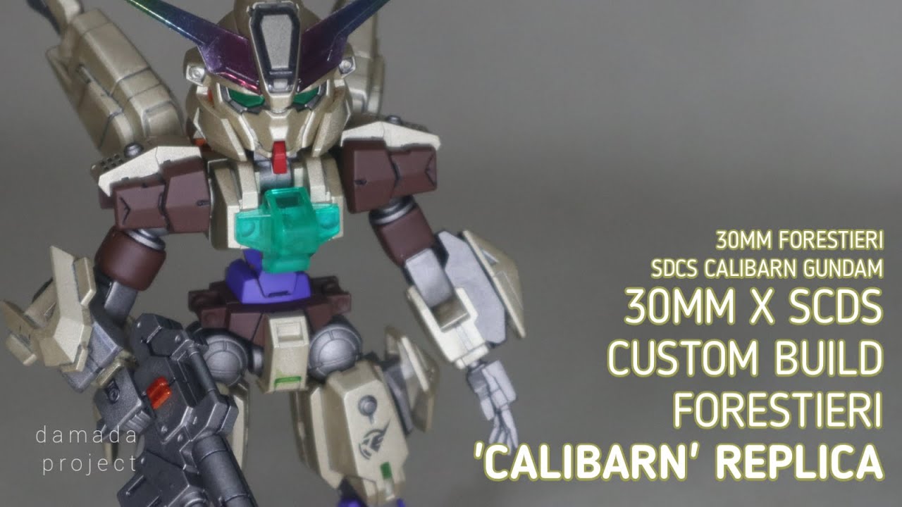 Forestieri 'Calibarn' Replica - 30MM x SDCS Gundam Custom Build - YouTube