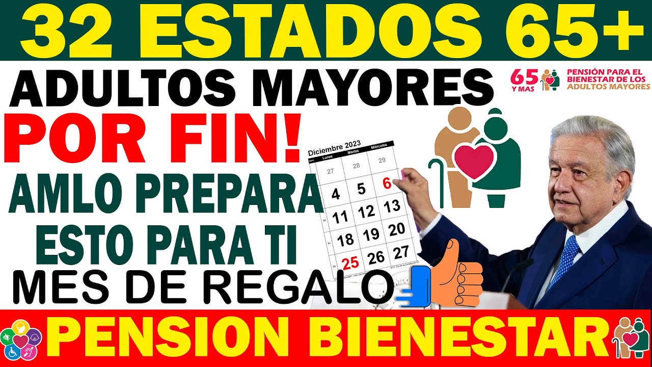 💥𝙋𝙊𝙍 𝙁𝙄𝙉 𝘼𝘿𝙐𝙇𝙏𝙊 𝙈𝘼𝙔𝙊𝙍 𝘼𝙋𝙊𝙔𝙊 32 𝙀𝙎𝙏𝘼𝘿𝙊𝙎 𝙋𝙀𝙉𝙎𝙄𝙊𝙉 𝘽𝙄𝙀𝙉𝙀𝙎𝙏𝘼𝙍 𝙐𝙍𝙂𝙀 𝙌𝙐𝙀 𝙇𝙊 ...