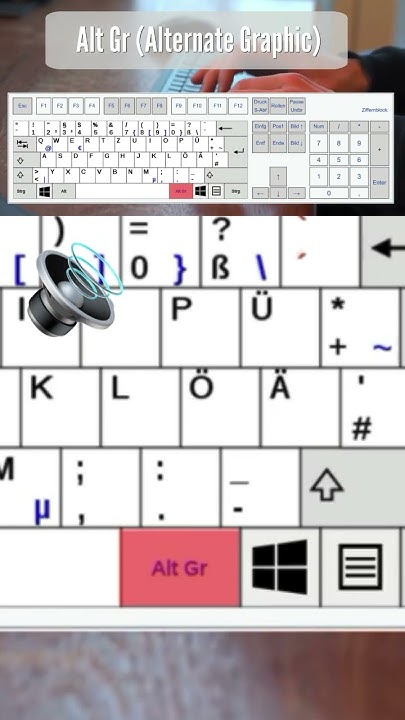 ALT-GR Taste Bedeutung und Nutzen #computerwissen #windows #tastatur - YouTube