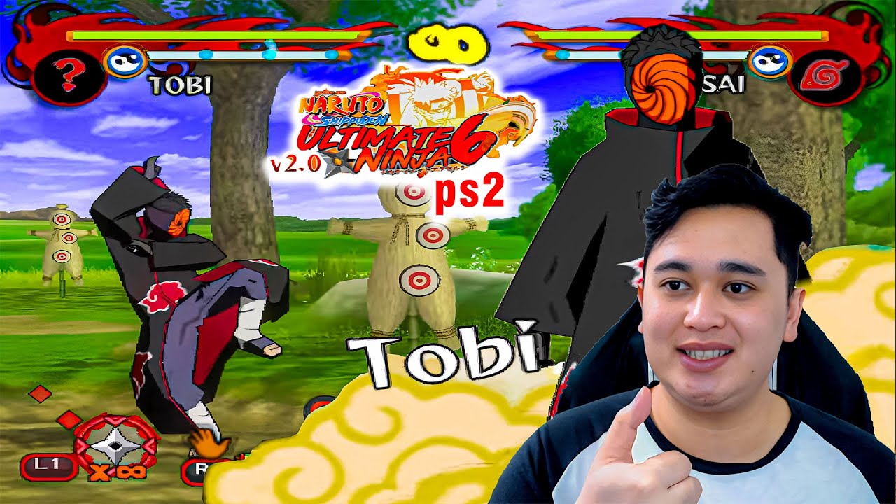 MARI KITA COBA TOBI ANGGOTA AKATSUKI DI GAME Naruto Ultimate Ninja 6 ps2 (mod) - YouTube