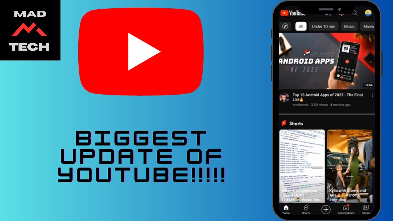 Biggest Update of YouTube! YouTube New Update 2023 - YouTube