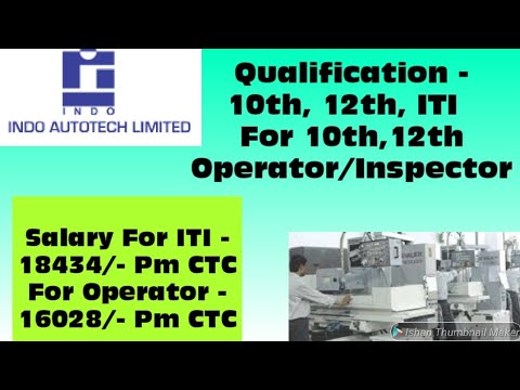 10th-12th-ITI /-Indo Autotech Limited - Unit (III) - YouTube
