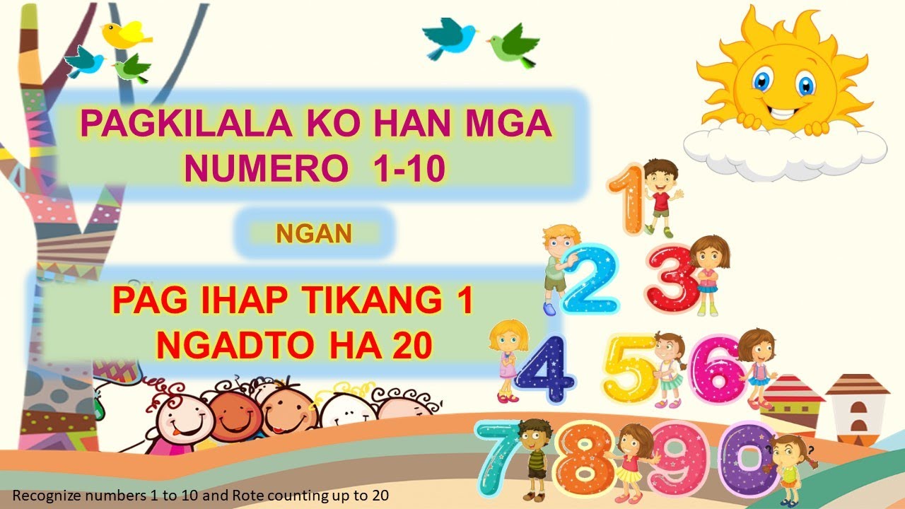Kindergarten Recognize Numbers 1 10 And Rote Counting 1 20 Waray kindergarten-recognize-numbers-1-10-and-rote-counting-1-20-waray