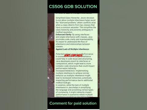 CS506 GDB solution 2023 must watch 💯💯 correct Solution - YouTube