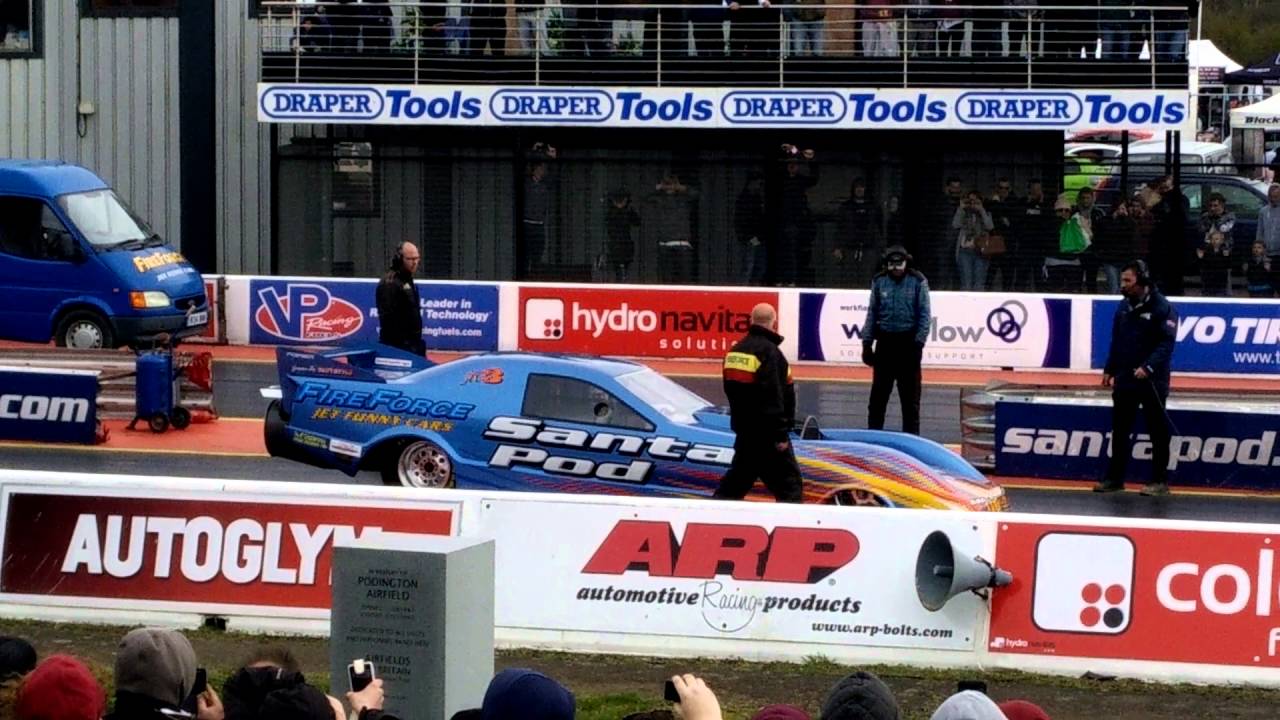 Jet Car At Santa Pod Fast Show 2016 - YouTube