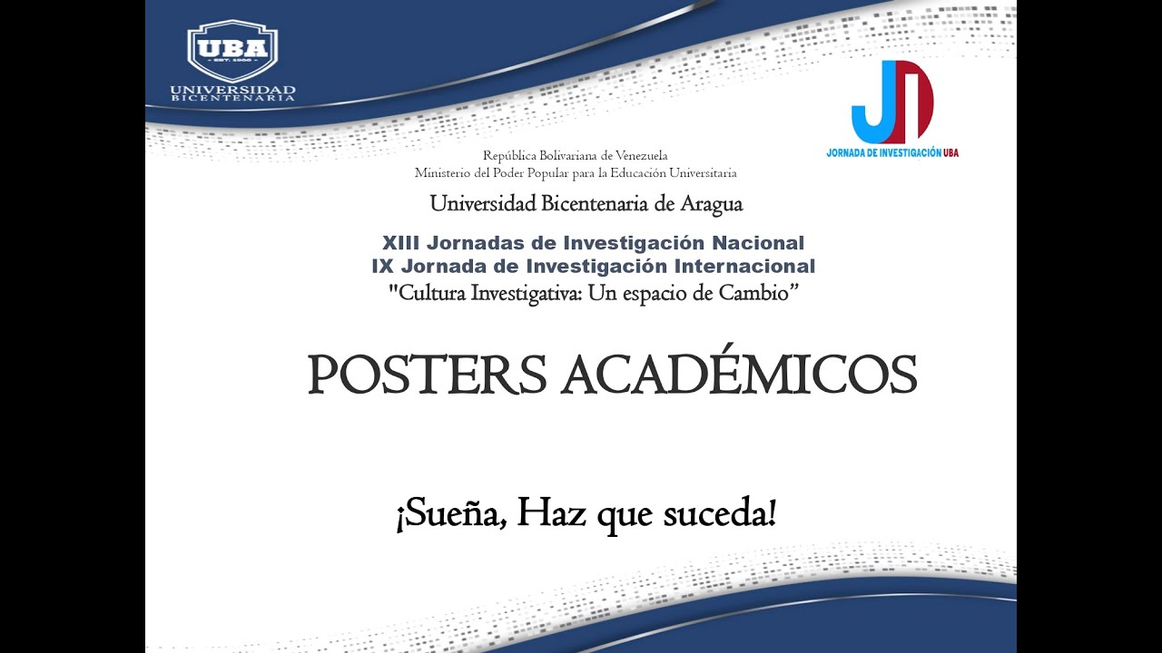 Posters Académicos Jornadas de Investigación UBA 2024 - YouTube