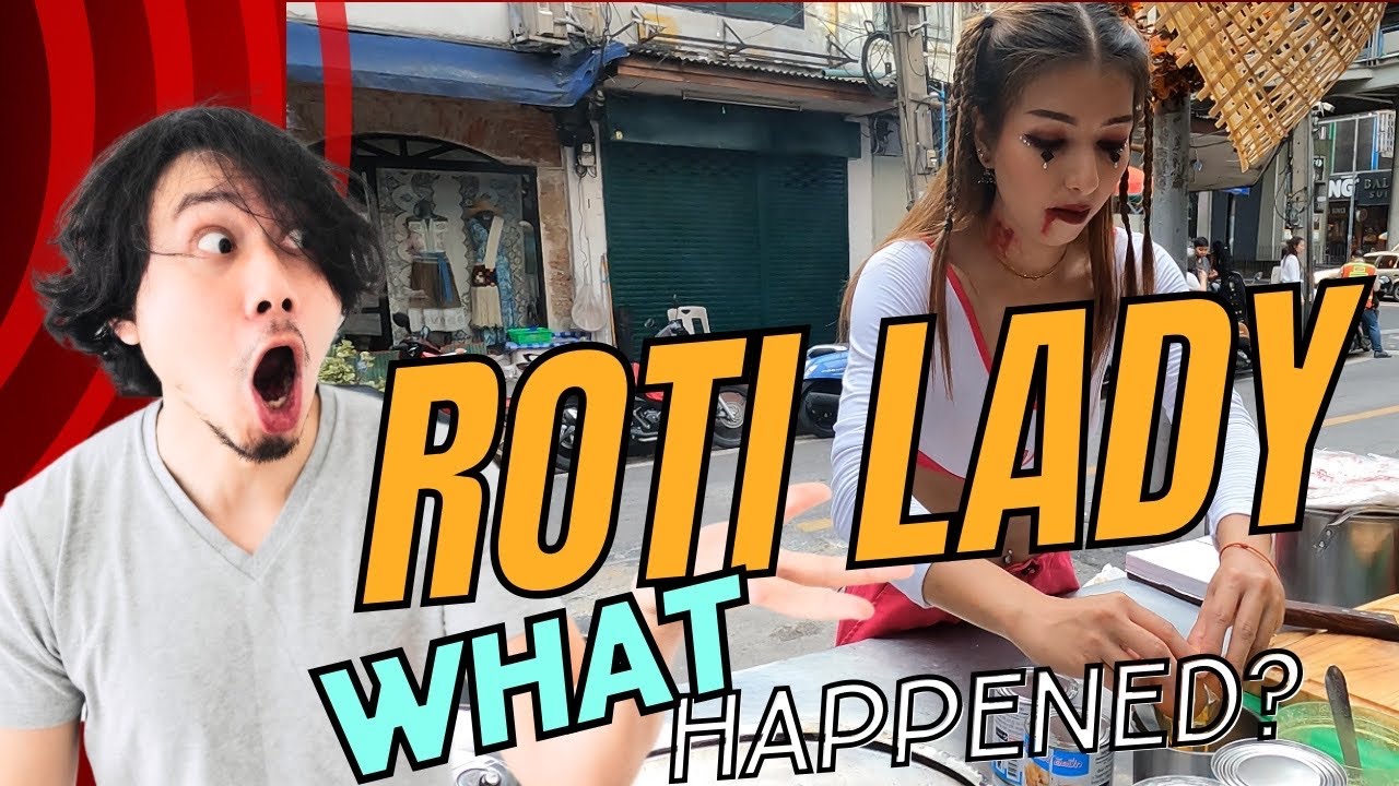 [4K] Oh No! What Happened to the Puy Roti Lady and her little assistant ...