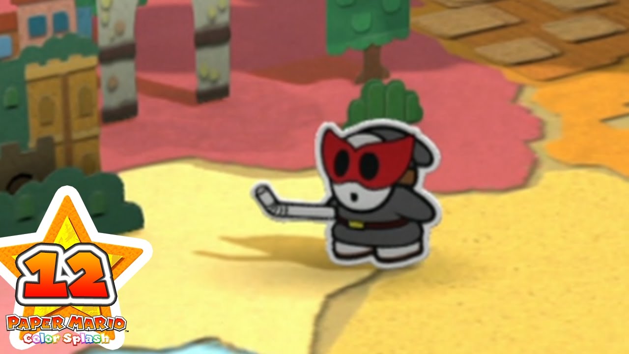 PAPER MARIO COLOR SPLASH FR #12 - LE MASKASS MASQUÉ ! - YouTube