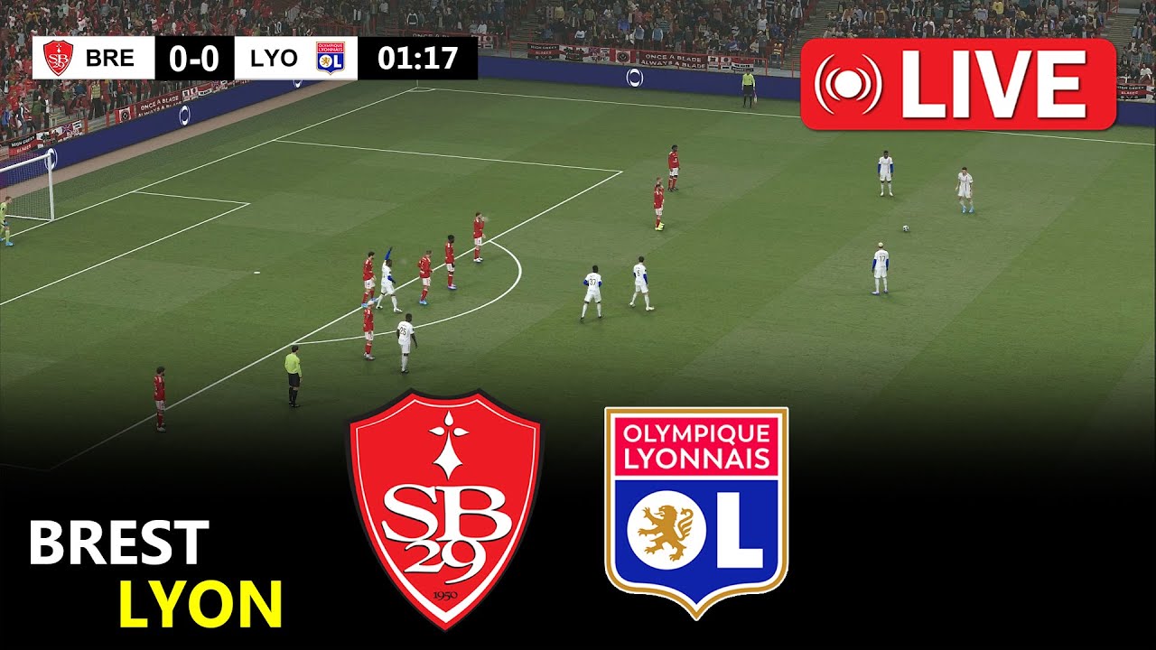 eFootball Pes 21 Gameplay | Brest vs Lyon | Ligue 1 2024/25 | Streaming ...