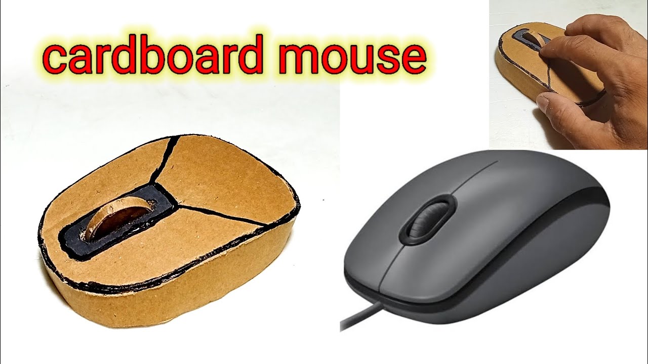Title: "DIY Cardboard Mouse – Realistic Look with Simple Materials ...