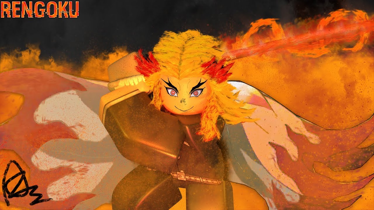 Recreating the rengoku 9th form in anime fighting simulator (roblox ...