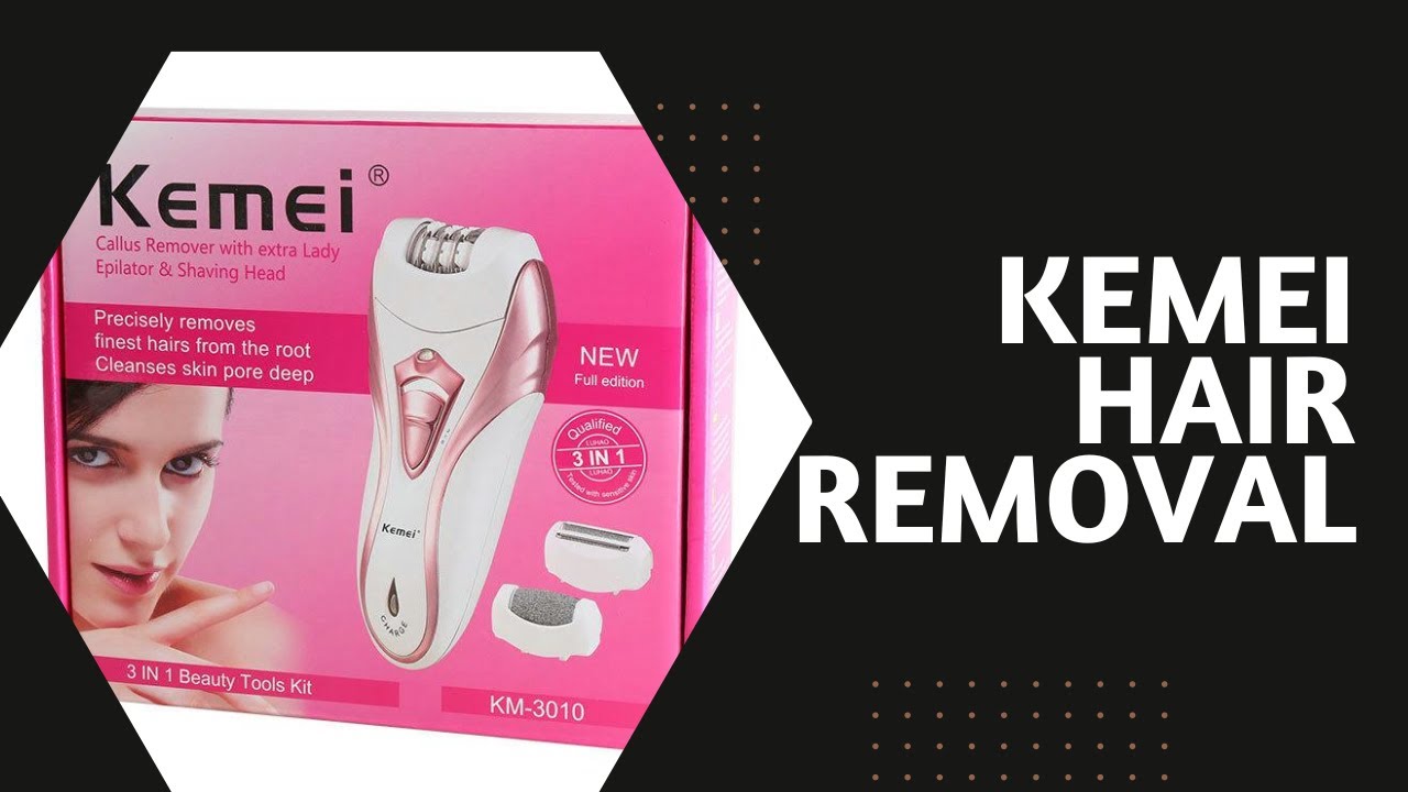 KEMEI hair removal system - YouTube