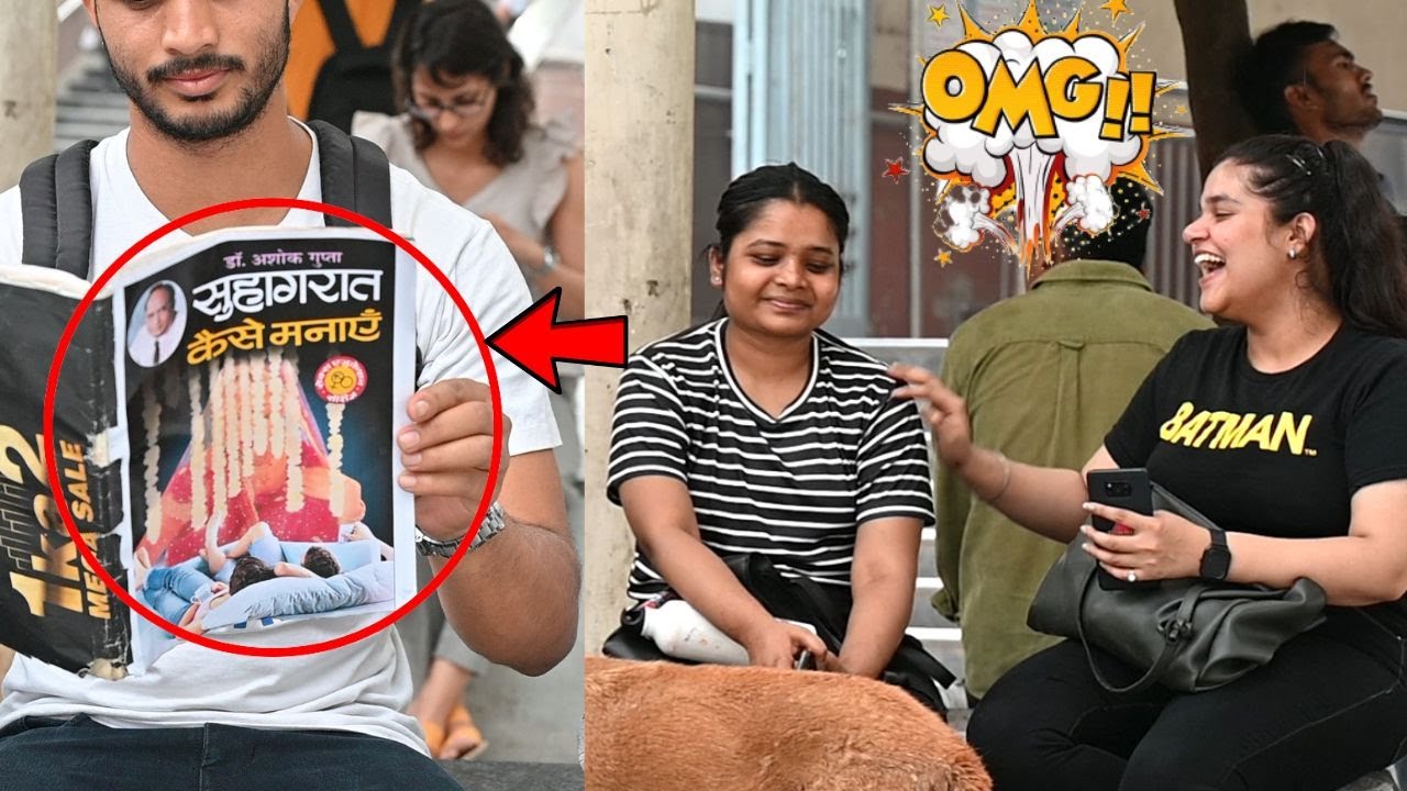 FUNNY BOOK COVERS PRANK !! Delhi Metro 2023 || - YouTube