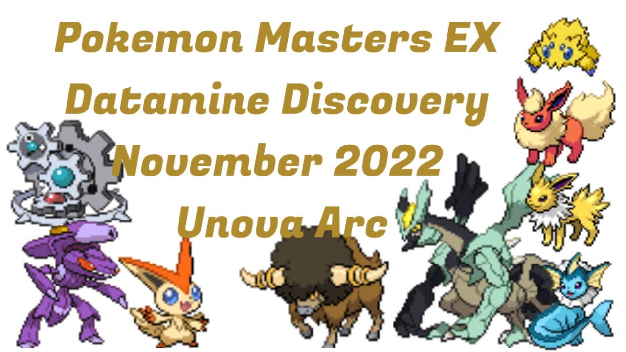 Pokémon Masters EX Datamine Discovery Nov 2022 - YouTube