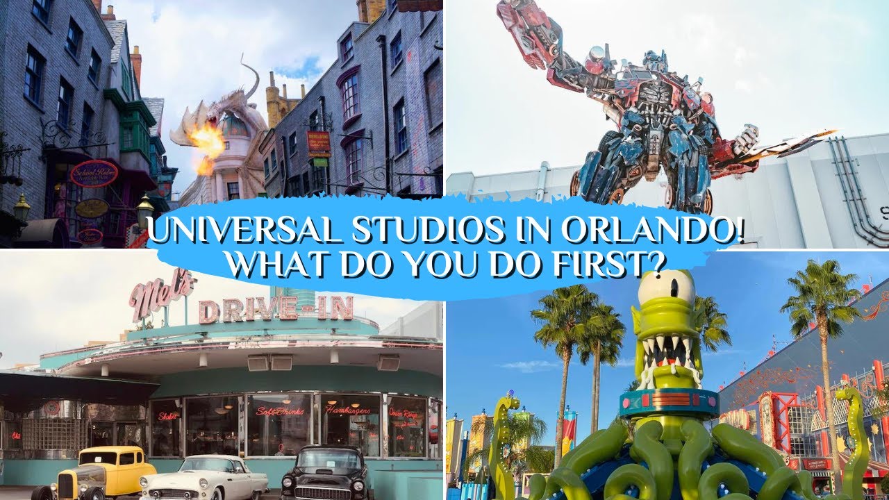 Universal Studios is a big happy place to play for young and old! - YouTube