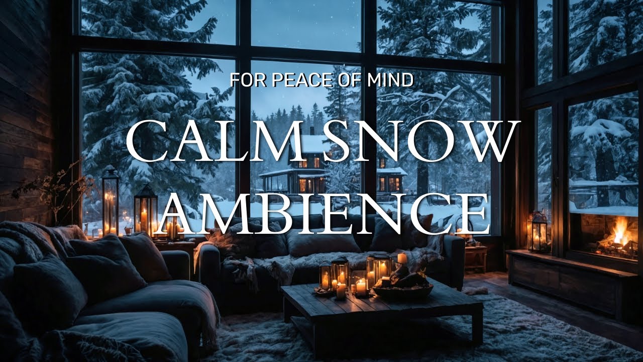 "Winter's Embrace: Luxurious Cozy Haven with Snow-Kissed Tranquility ...